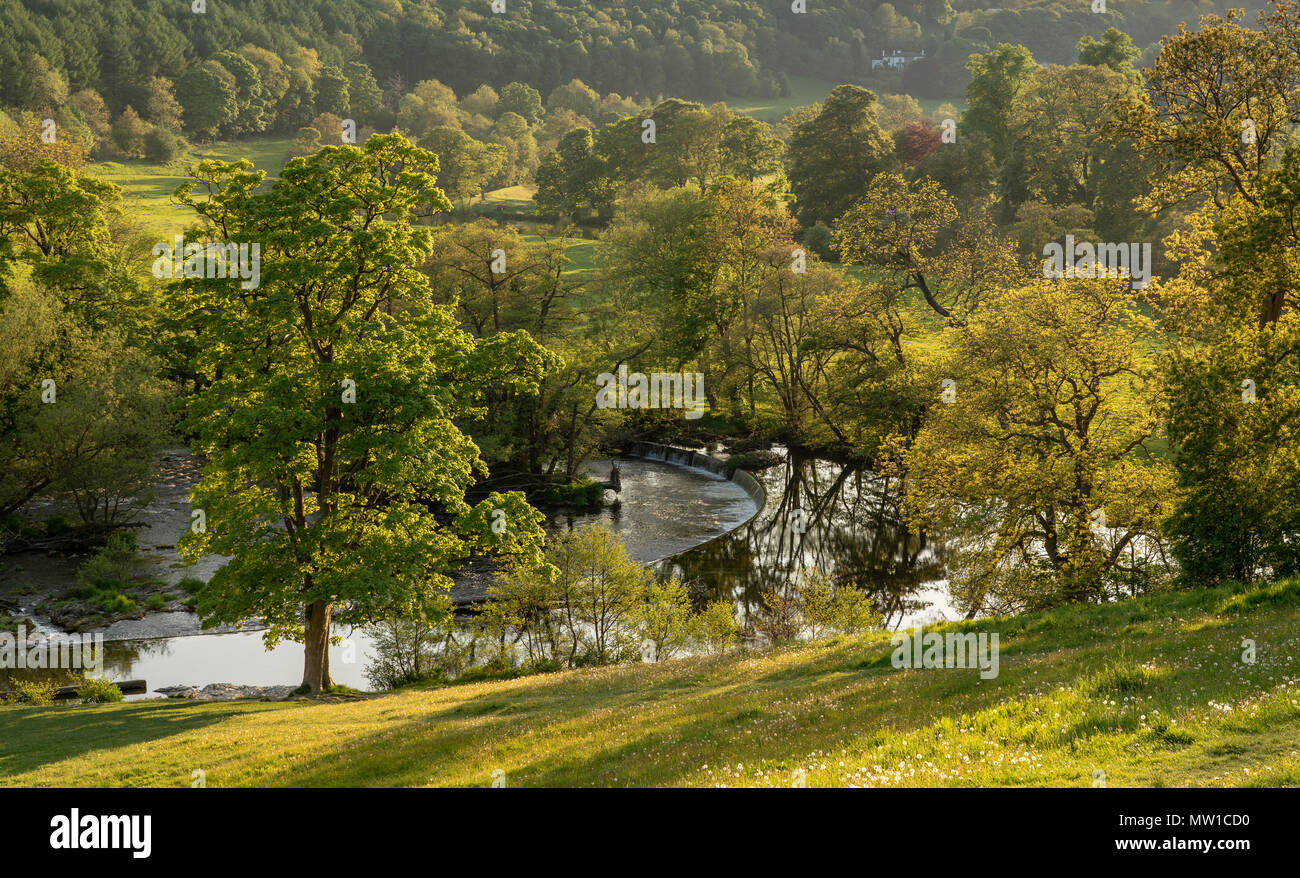 Horseshoe Falls outside Llangollen in Wales Stock Photo - Alamy