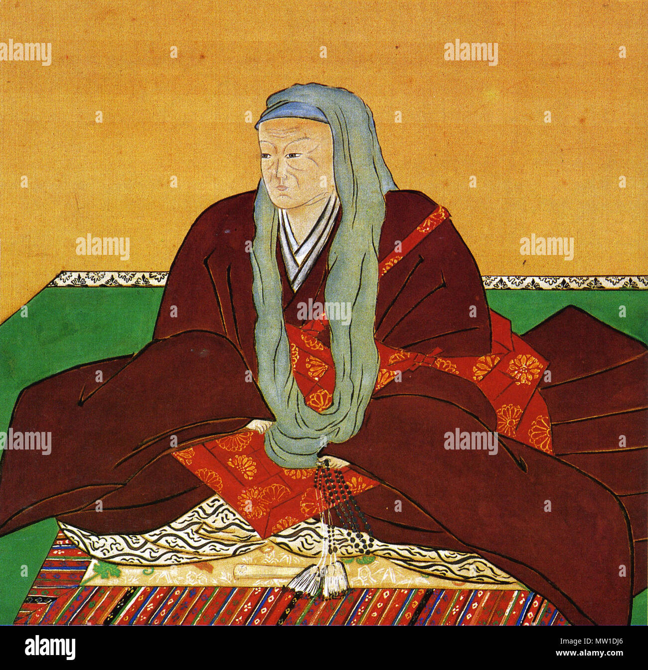 . 日本語: 霊元天皇像（部分） English: Portrait of the Emperor Reigen (detail) . 日本語 ...