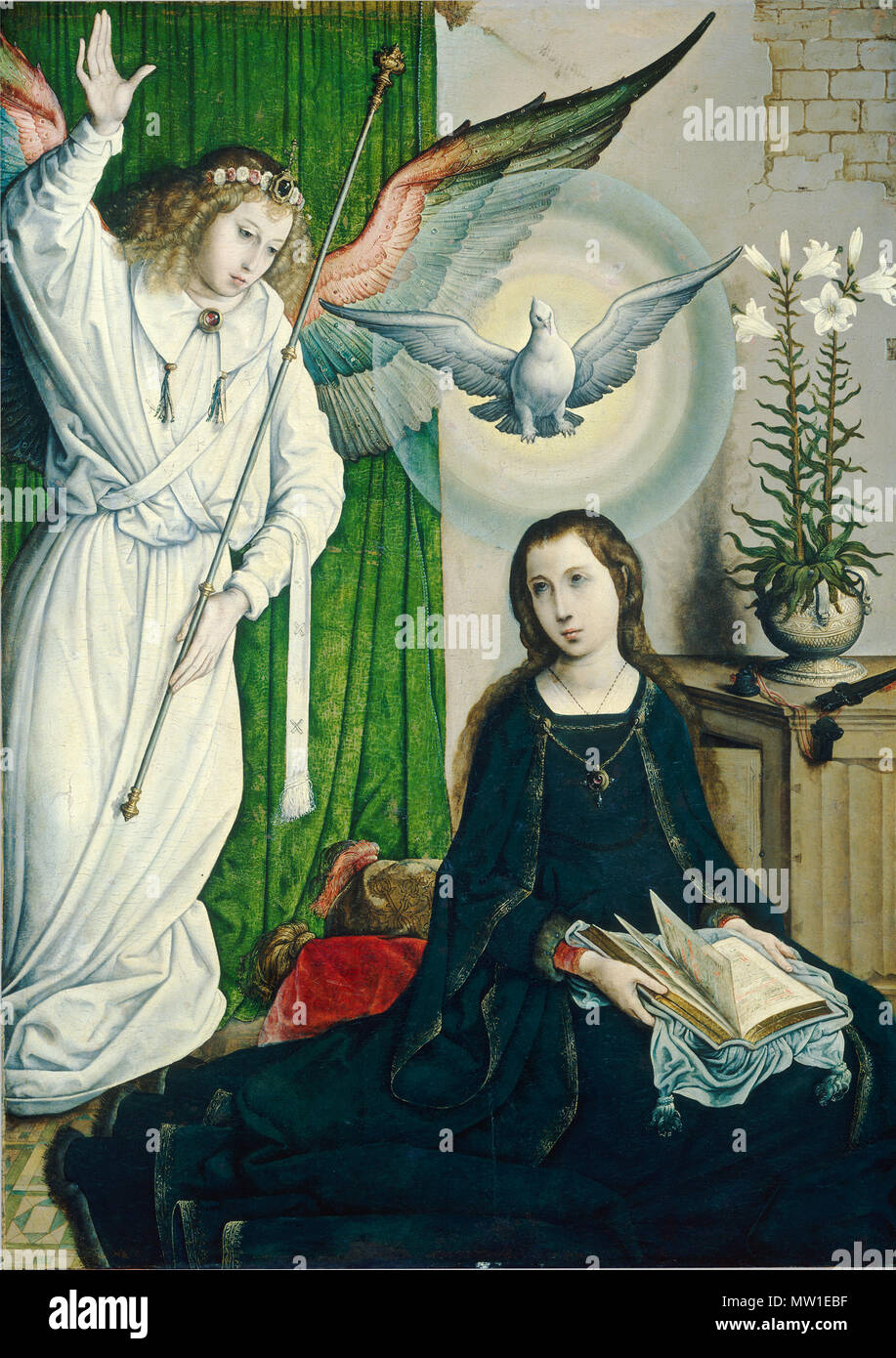 Angels mary annunciation painting hi-res stock photography and images ...