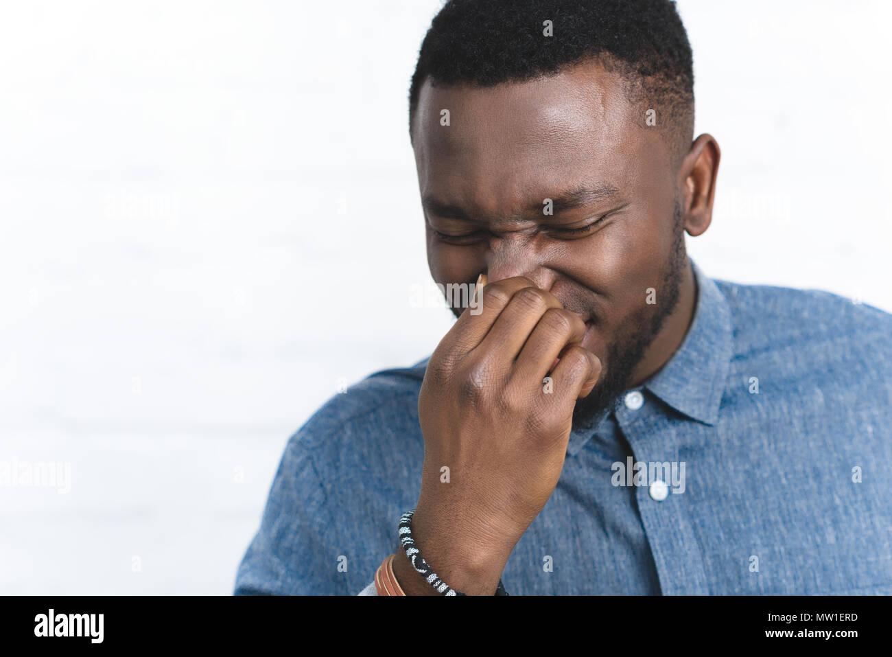 Touching nose hi-res stock photography and images - Alamy