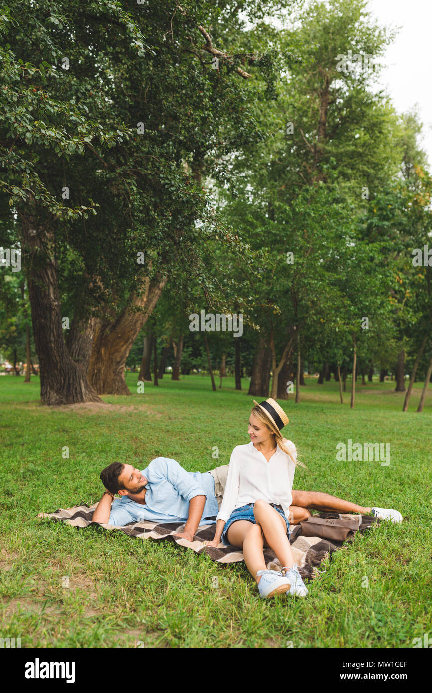 Blanket on ground hi-res stock photography and images - Alamy