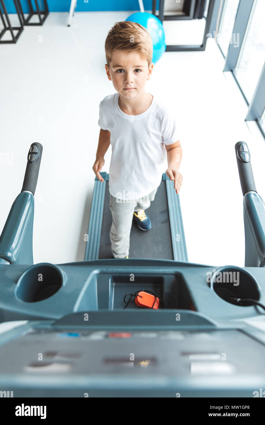 Treadmill boy hi-res stock photography and images - Alamy