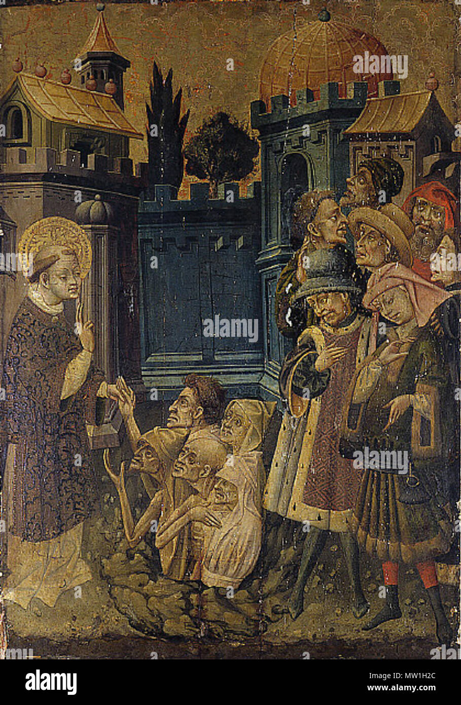 444 Nicolás Zahortiga - Posthumous Miracle of St. Stephen Stock Photo ...