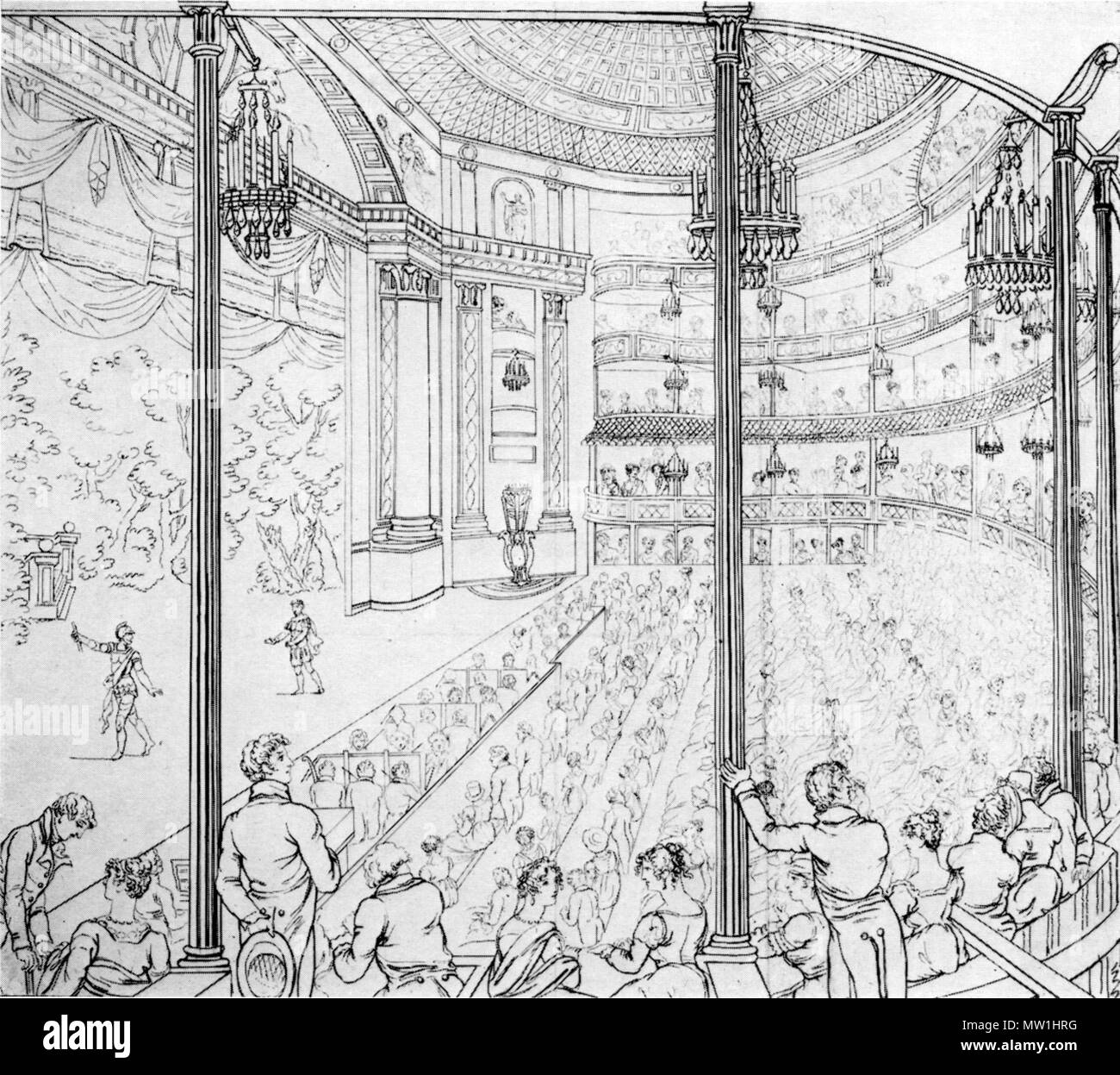 Theatre exterior london Black and White Stock Photos & Images - Alamy