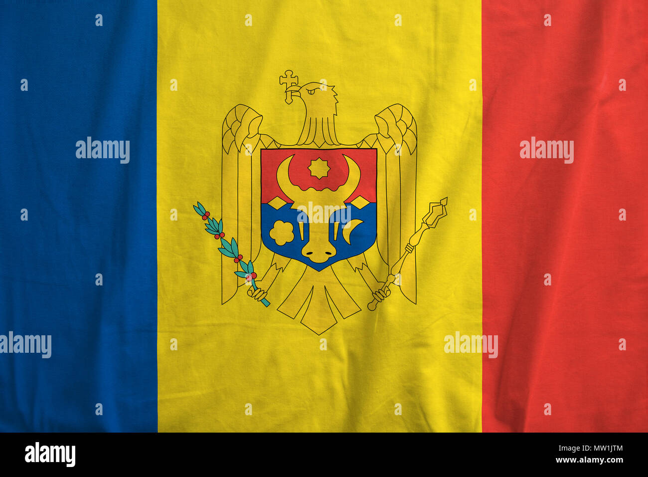 Moldova flag waving hi-res stock photography and images - Alamy