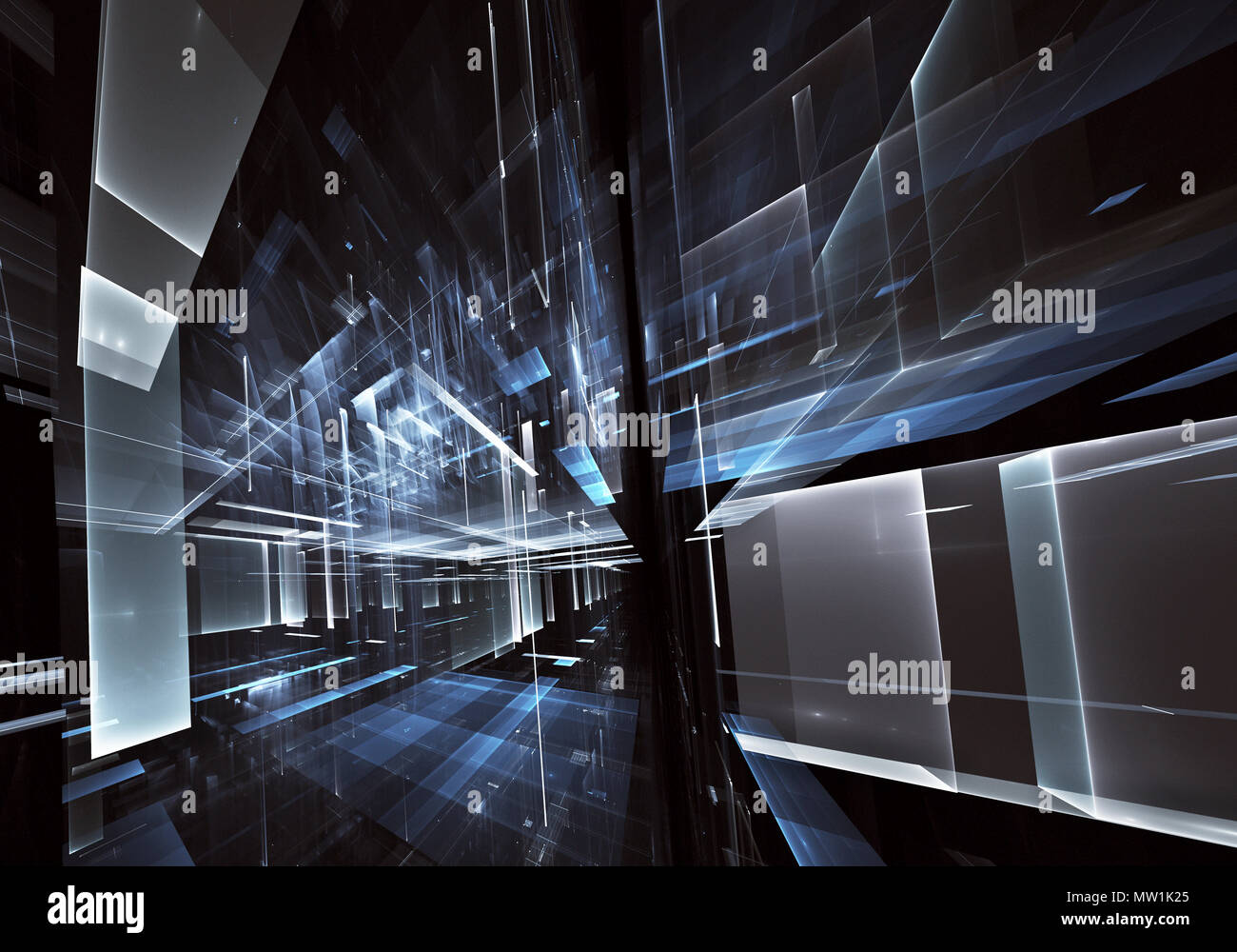 Abstract future technology background - computer-generated 3D image ...