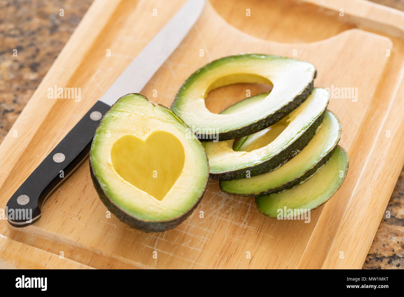 Avocado heart hi-res stock photography and images - Alamy