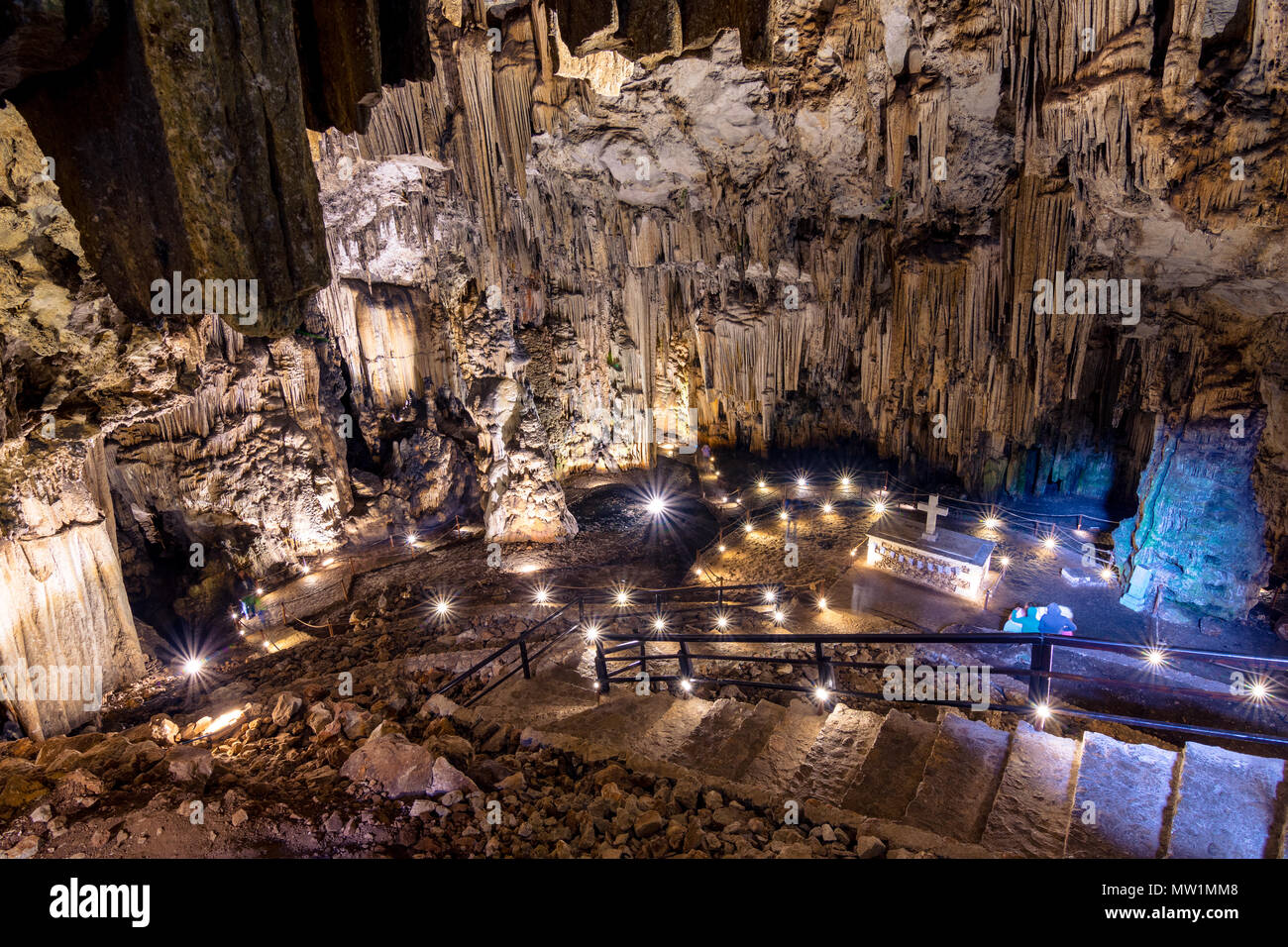 Cave of Gerontospilios, Melidoni, Crete, Greece Stock Photo - Alamy