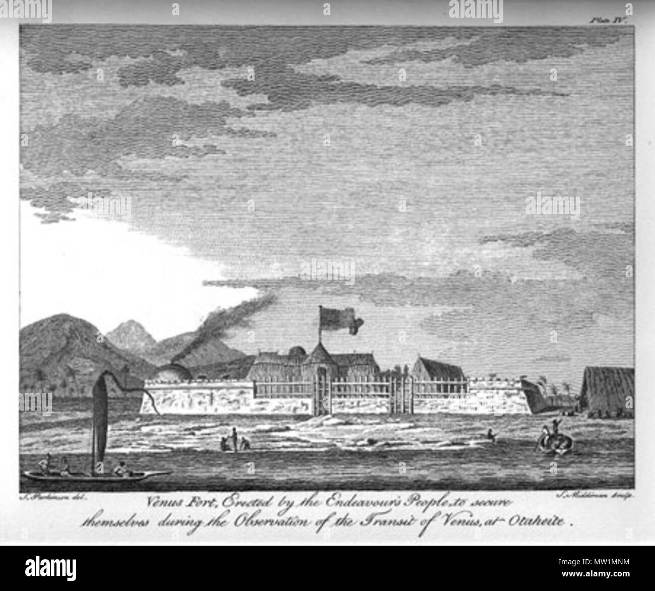 . This is an image of a print entitled 'Venus Fort, Erected by the ...