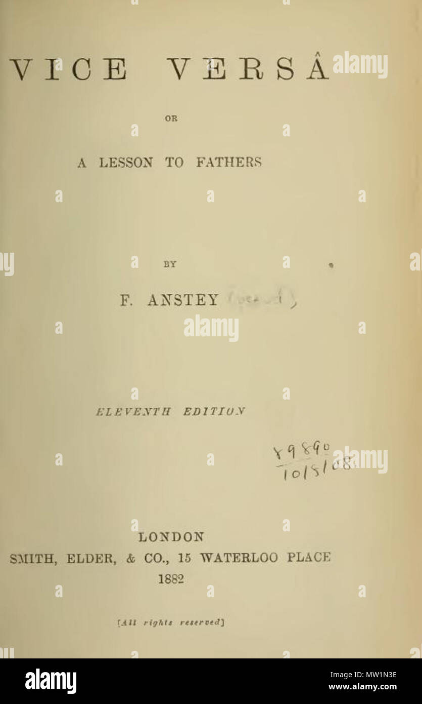 Vice and versa hi-res stock photography and images - Alamy