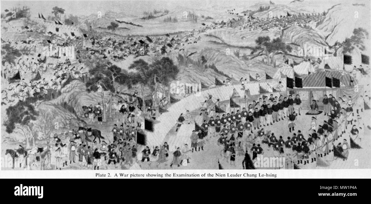 . A scene of the Nien Rebellion (1851–1868). From 'Victory over the ...