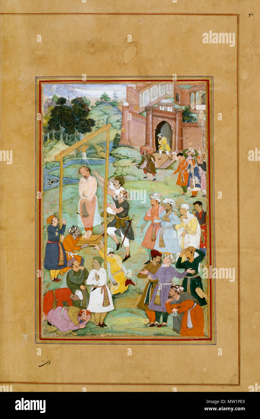 . English: The Hanging of Mansur al-Hallaj Divan Amir Khusraw Dihlavi ...