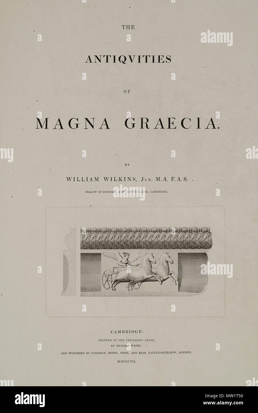 . English: William Wilkins. The Antiquities of Magna Graecia, London ...