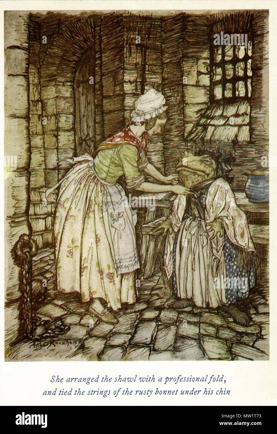 . English: Toad Dresses Up. From the book The Wind in the Willows by ...