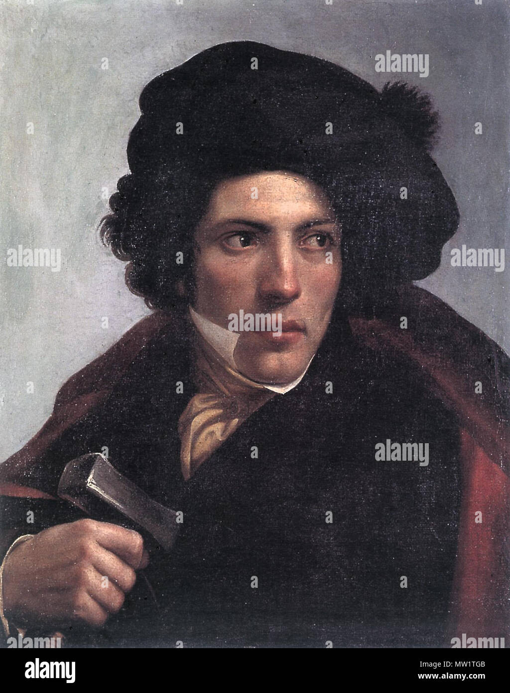 . Italiano: Ritratto dello scultore Tommaso Bandini (1807-1849), fatto ...