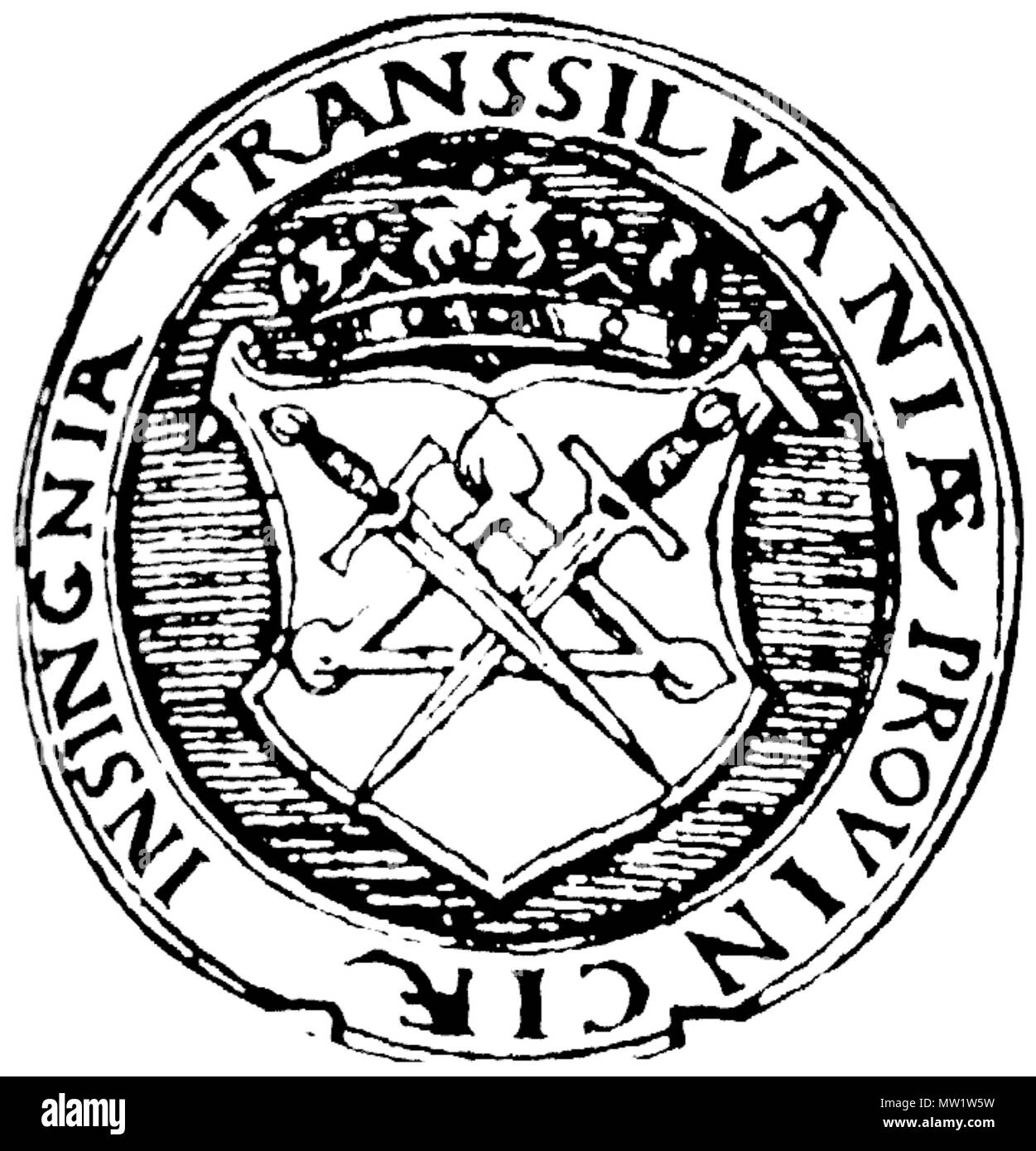 . Transilvanian Seal, as shown in an austrian heraldry album from 1550 ...