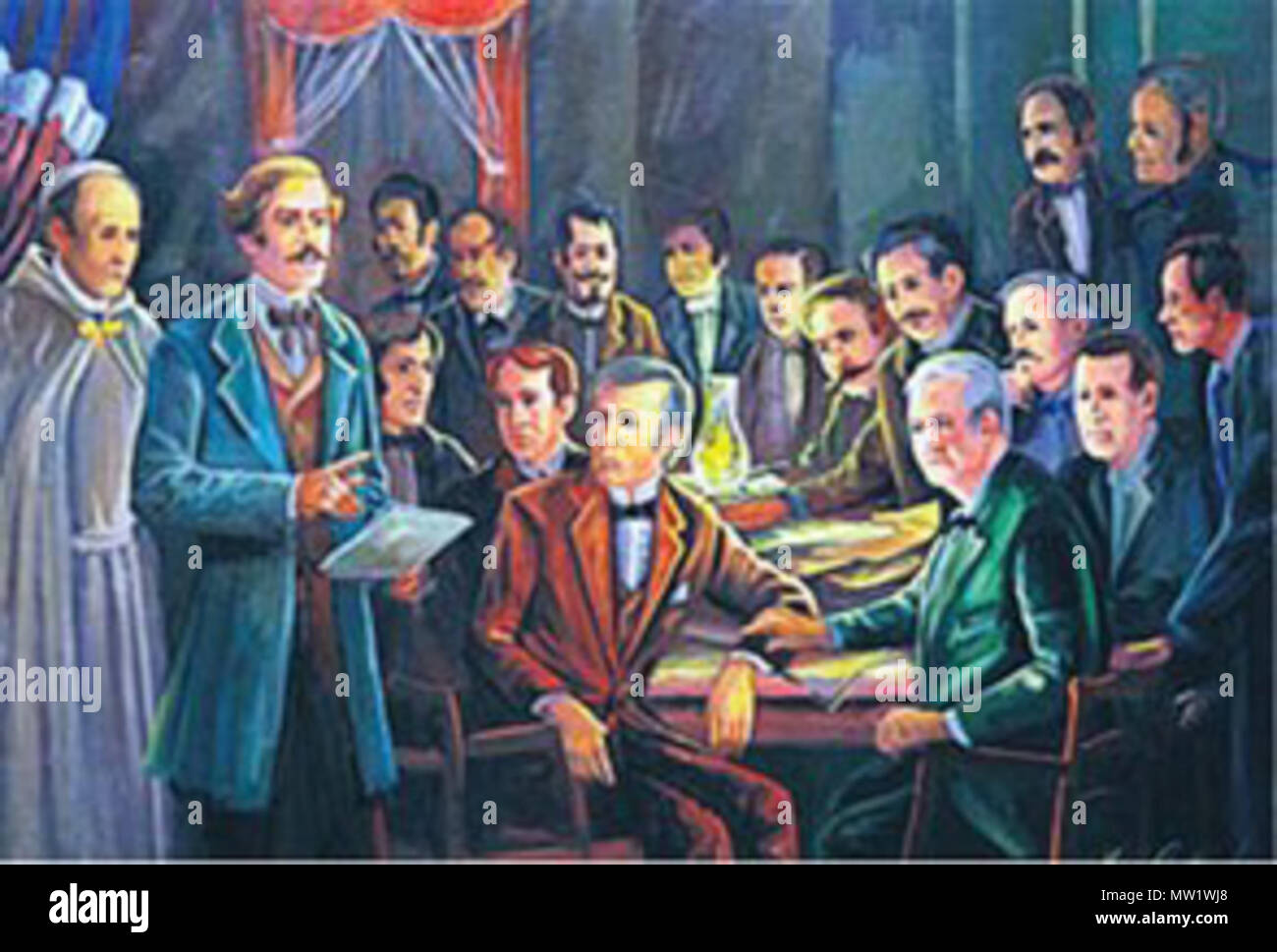 . Español: Imagen que representa a los trinitarios c. 1838 . circa 1838 ...