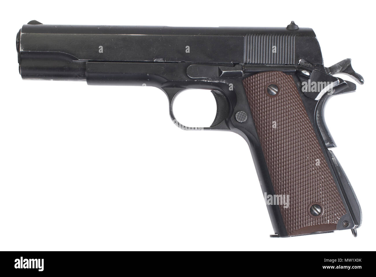 colt government M1911 isolated Stock Photo - Alamy