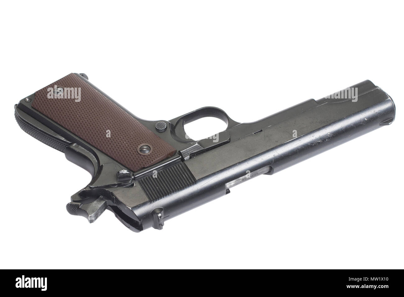 colt government M1911 isolated Stock Photo - Alamy
