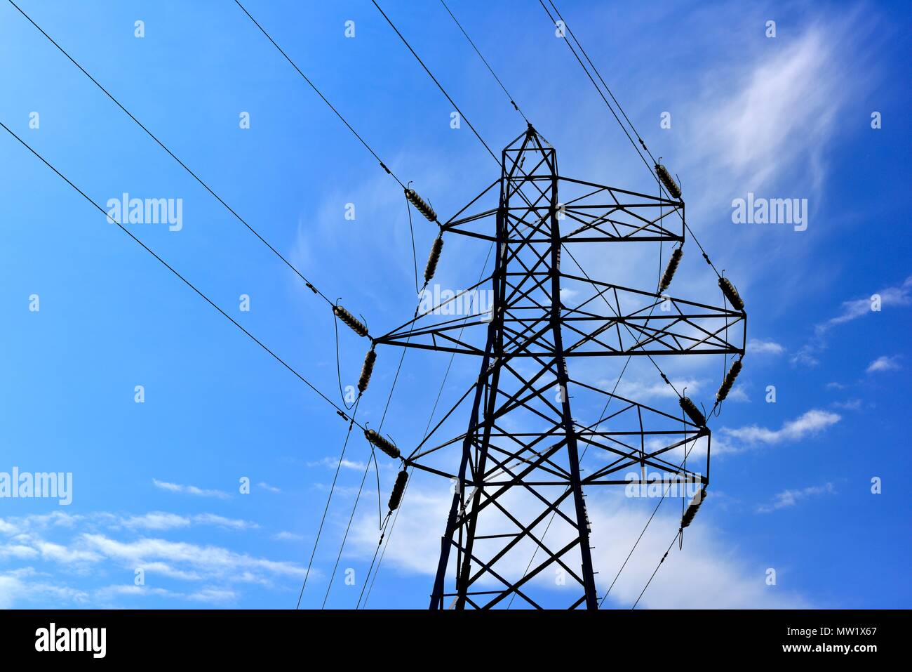 British pylon hi-res stock photography and images - Alamy