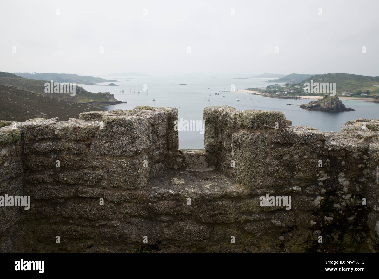 King Charles' castle Tresco Stock Photo - Alamy