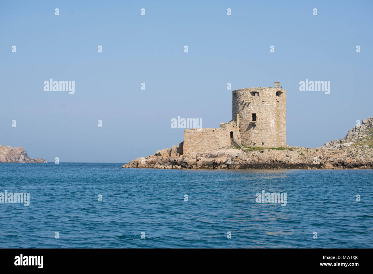 Cromwell castle on Tresco - Isles of Scilly Stock Photo - Alamy
