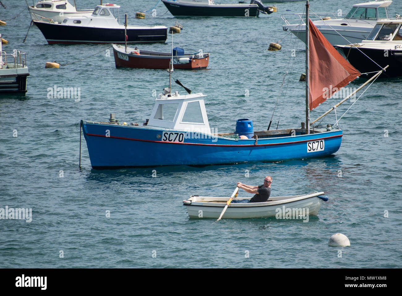Man Row Boat High Resolution Stock Photography and Images - Alamy
