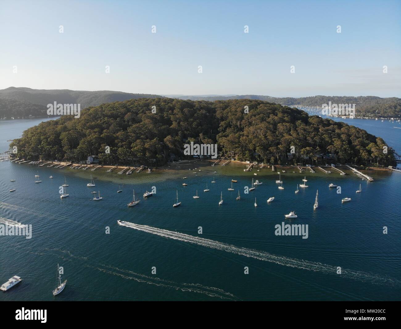 Sydney marina pittwater hi-res stock photography and images - Alamy