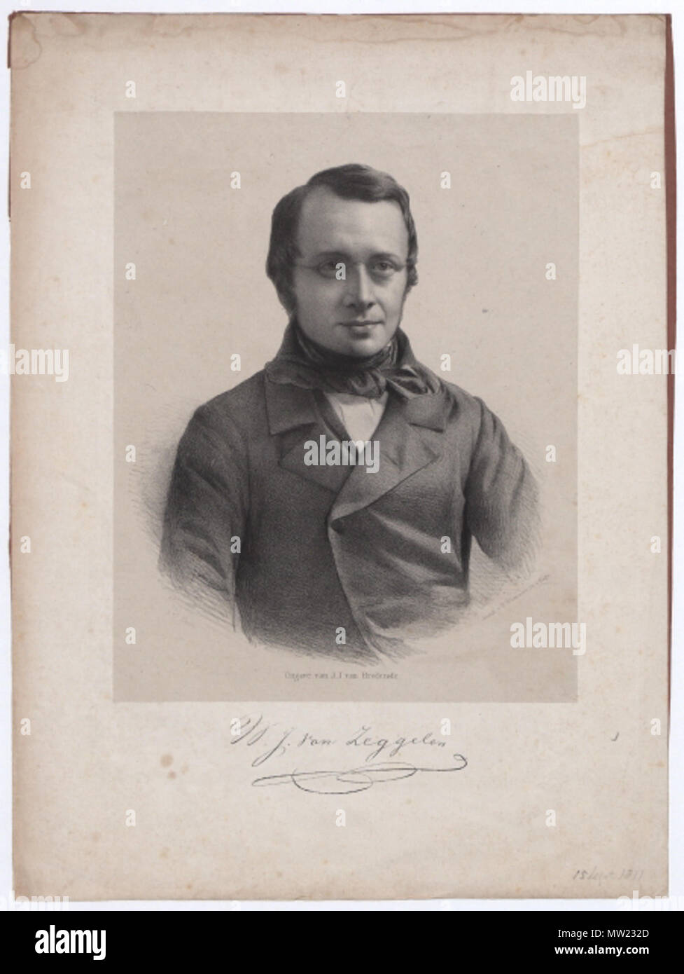 . English: Portrait of Dutch poet Willem Josephus van Zeggelen (1811 ...
