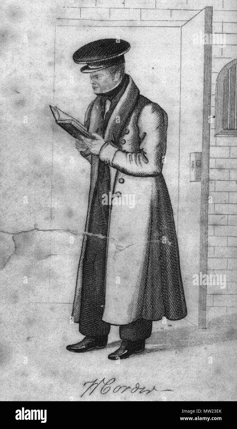 . William Corder, the Red Barn Murderer, awaiting trial . 1828. Unknown ...