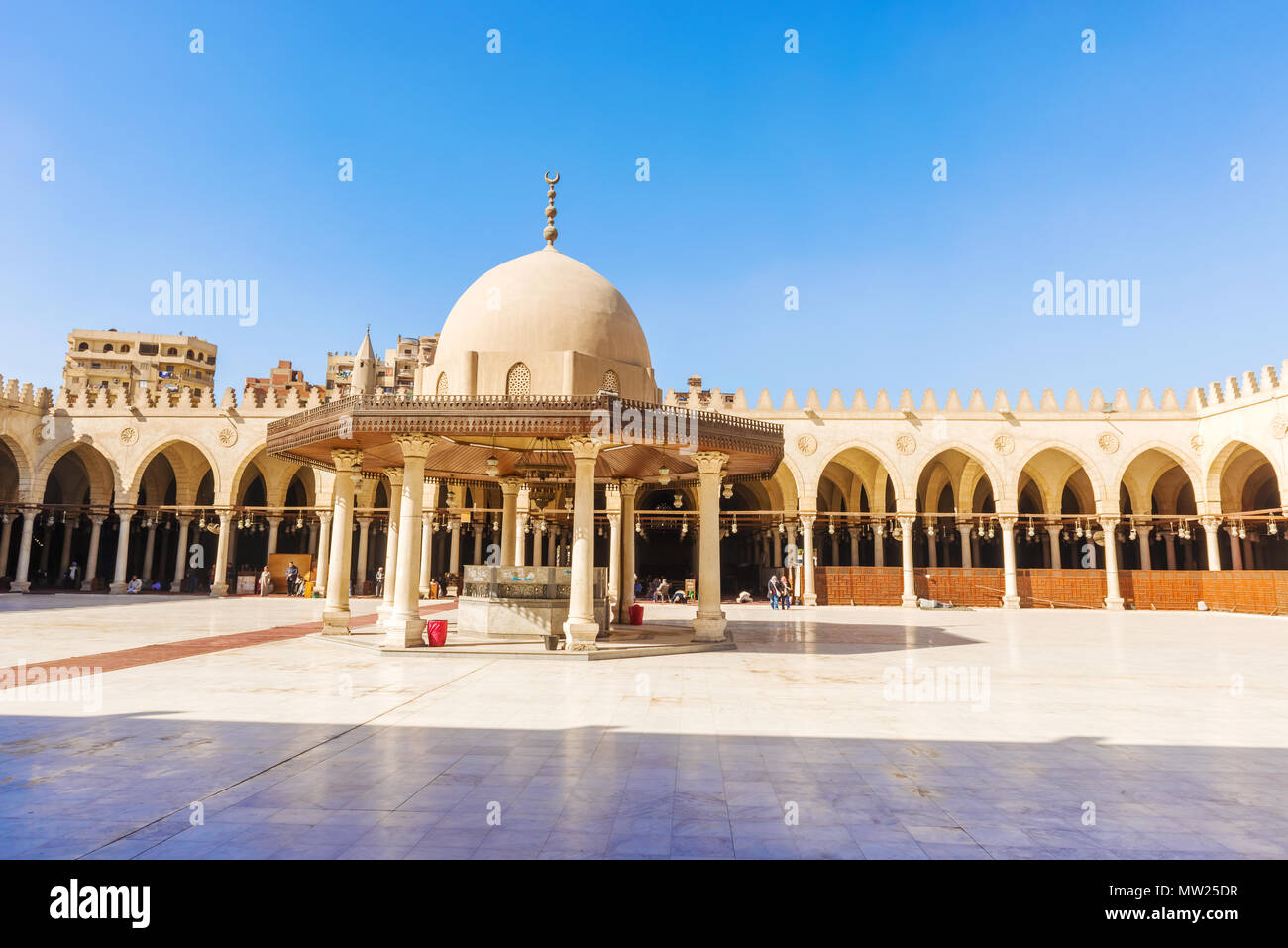 Interior of the mosque in Cairo, Egypt Stock Photo - Alamy
