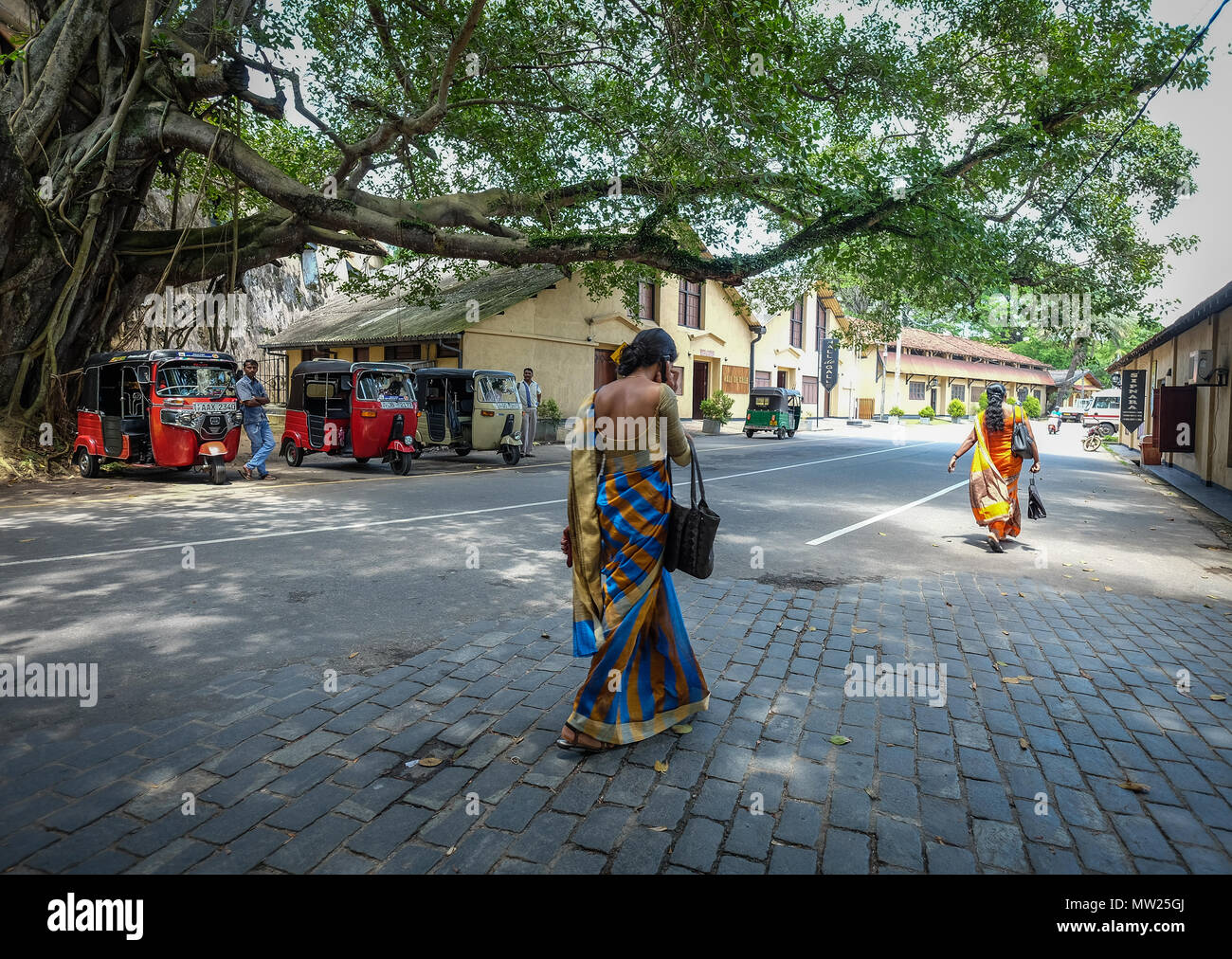 Colombo, Sri Lanka - Sep 8, 2015. Street in Colombo, Sri Lanka. Colombo ...