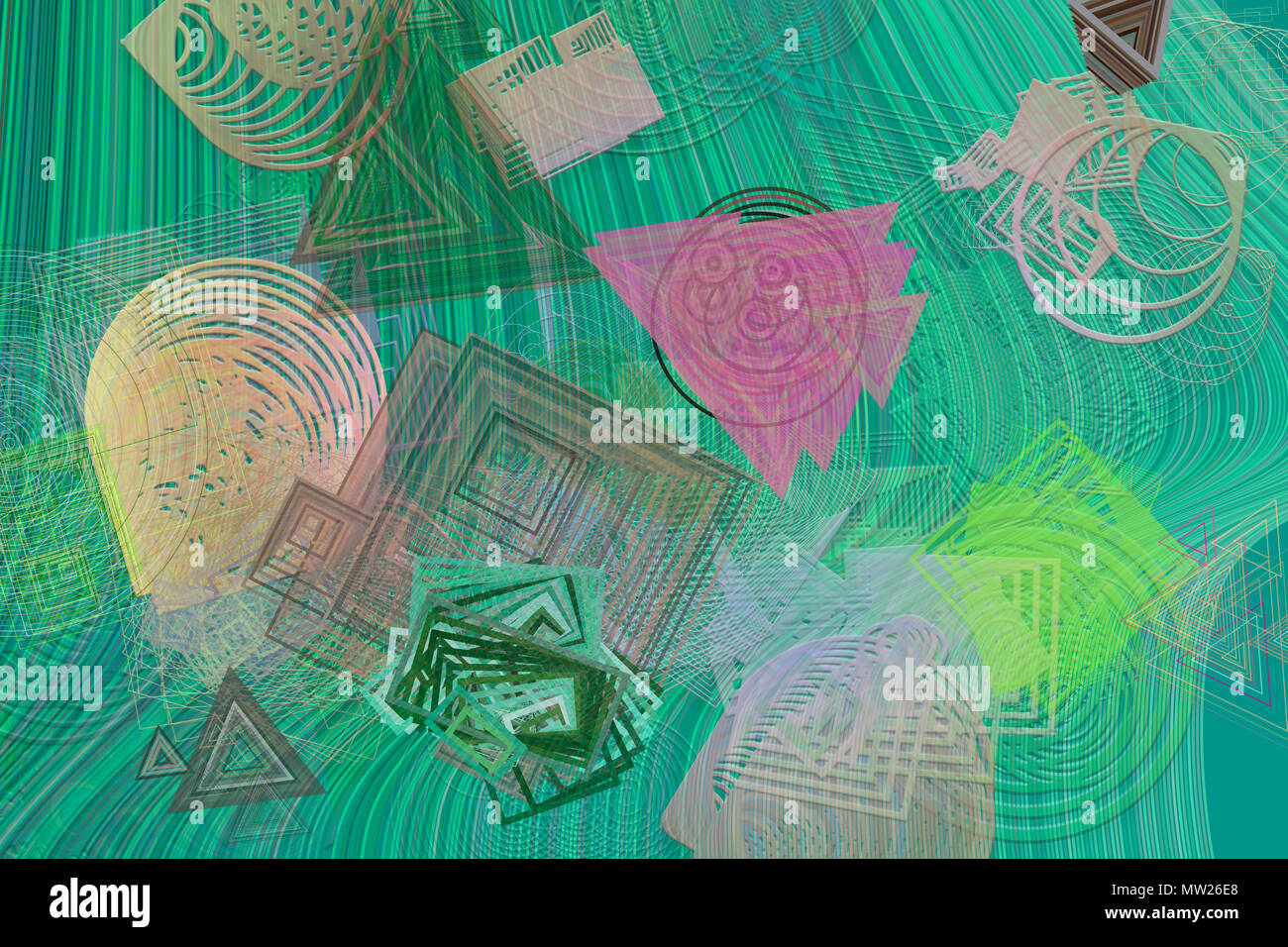 Abstract blended shapes & texture background for web page, graphic ...