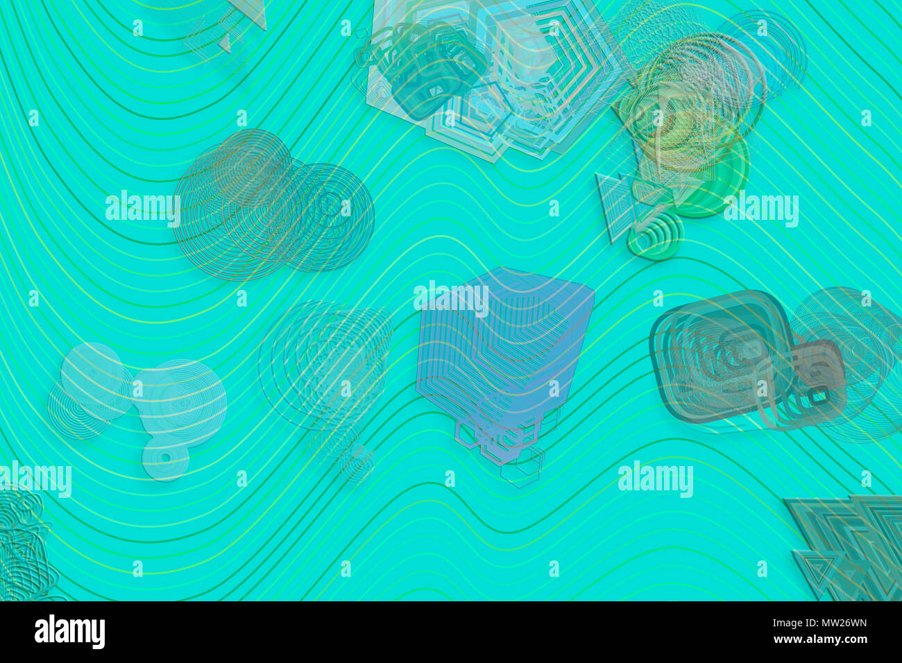 Abstract blended shapes & texture background for web page, graphic ...