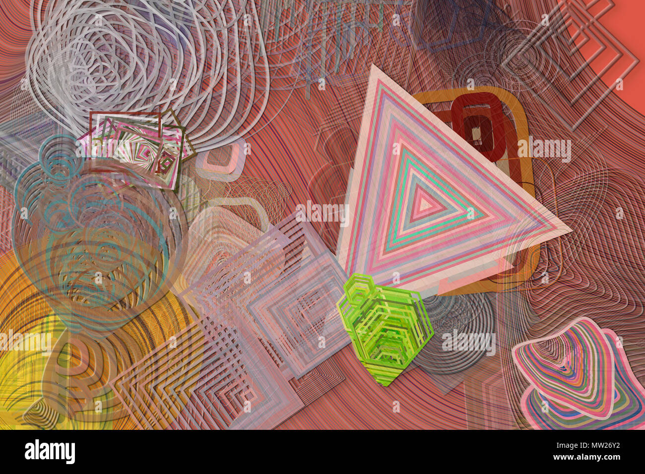 Abstract blended shapes & texture background for web page, graphic ...