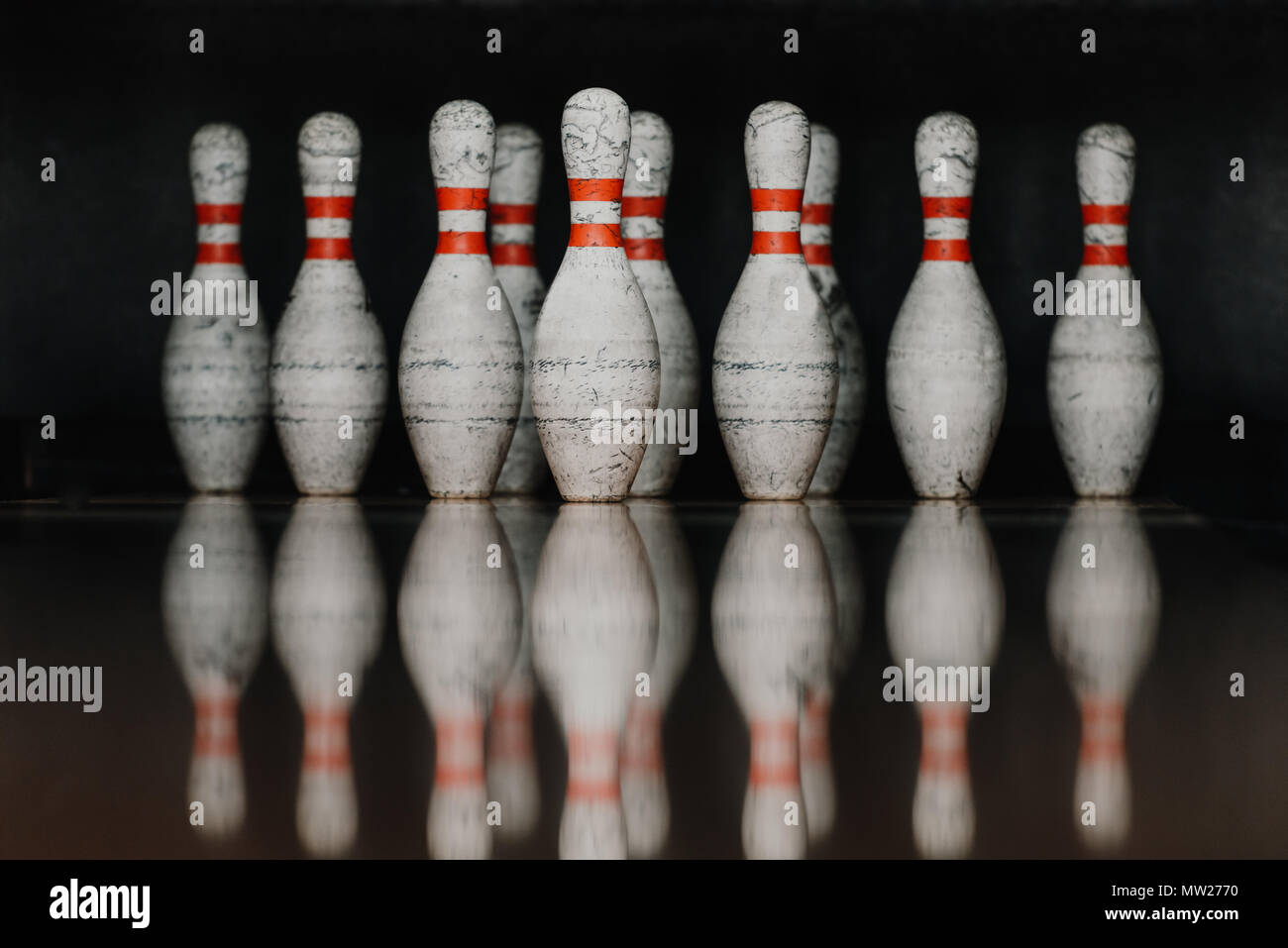 Bowling alley pins hi-res stock photography and images - Alamy