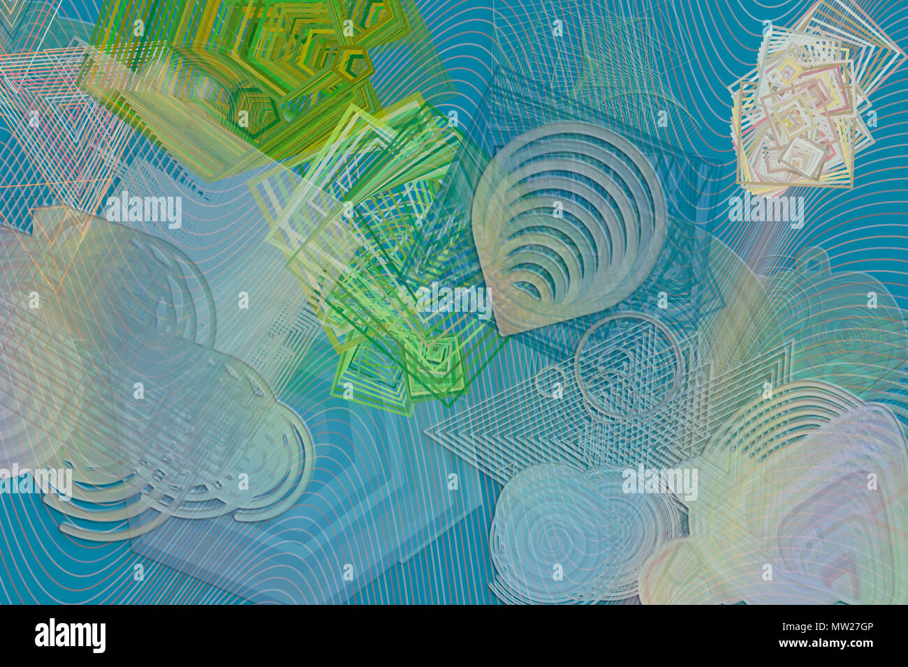 Abstract blended shapes & texture background for web page, graphic ...