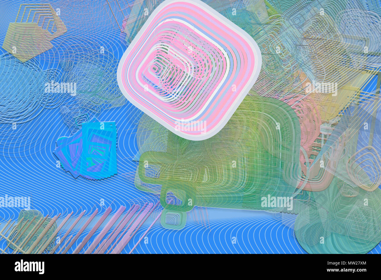 Abstract blended shapes & texture background for web page, graphic ...