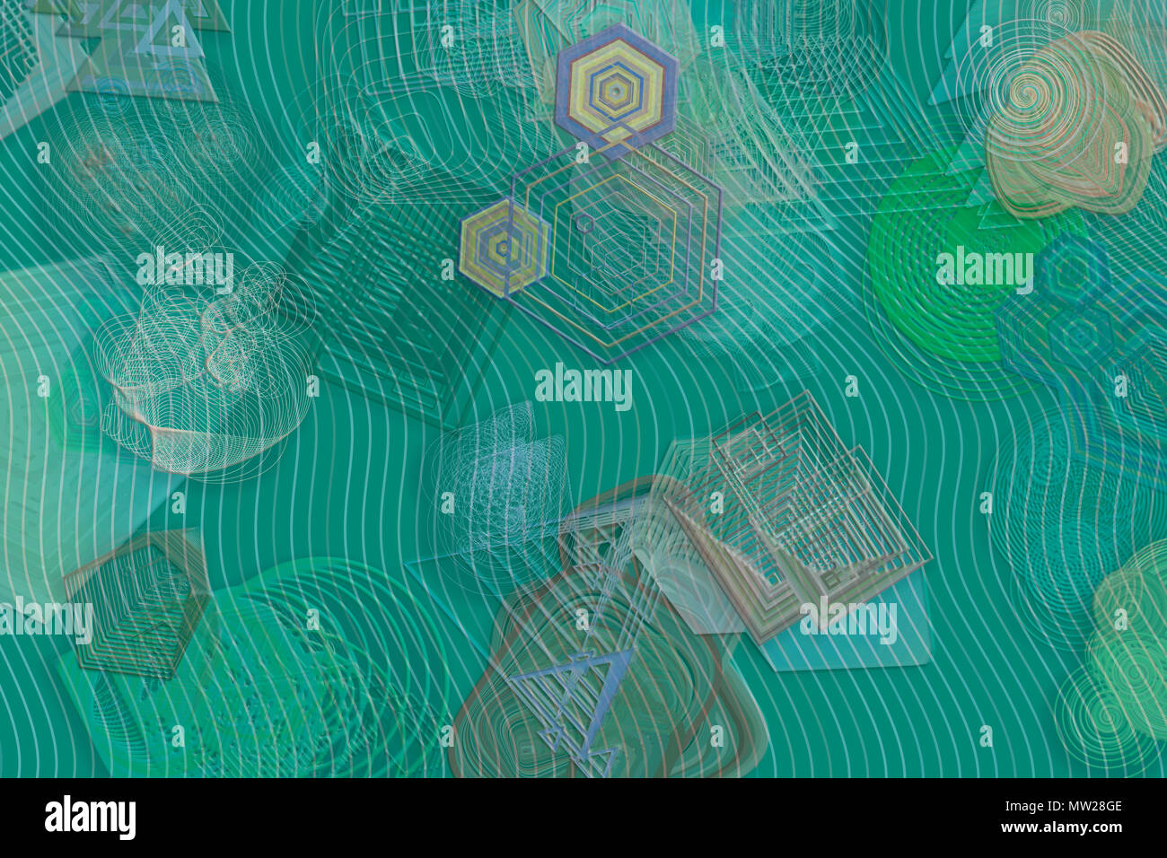 Abstract blended shapes & texture background for web page, graphic ...