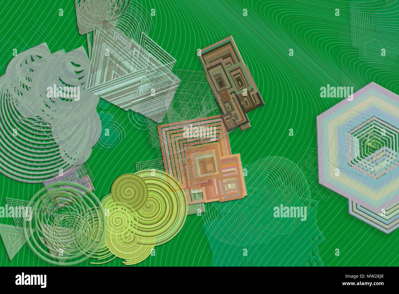 Abstract blended shapes & texture background for web page, graphic ...