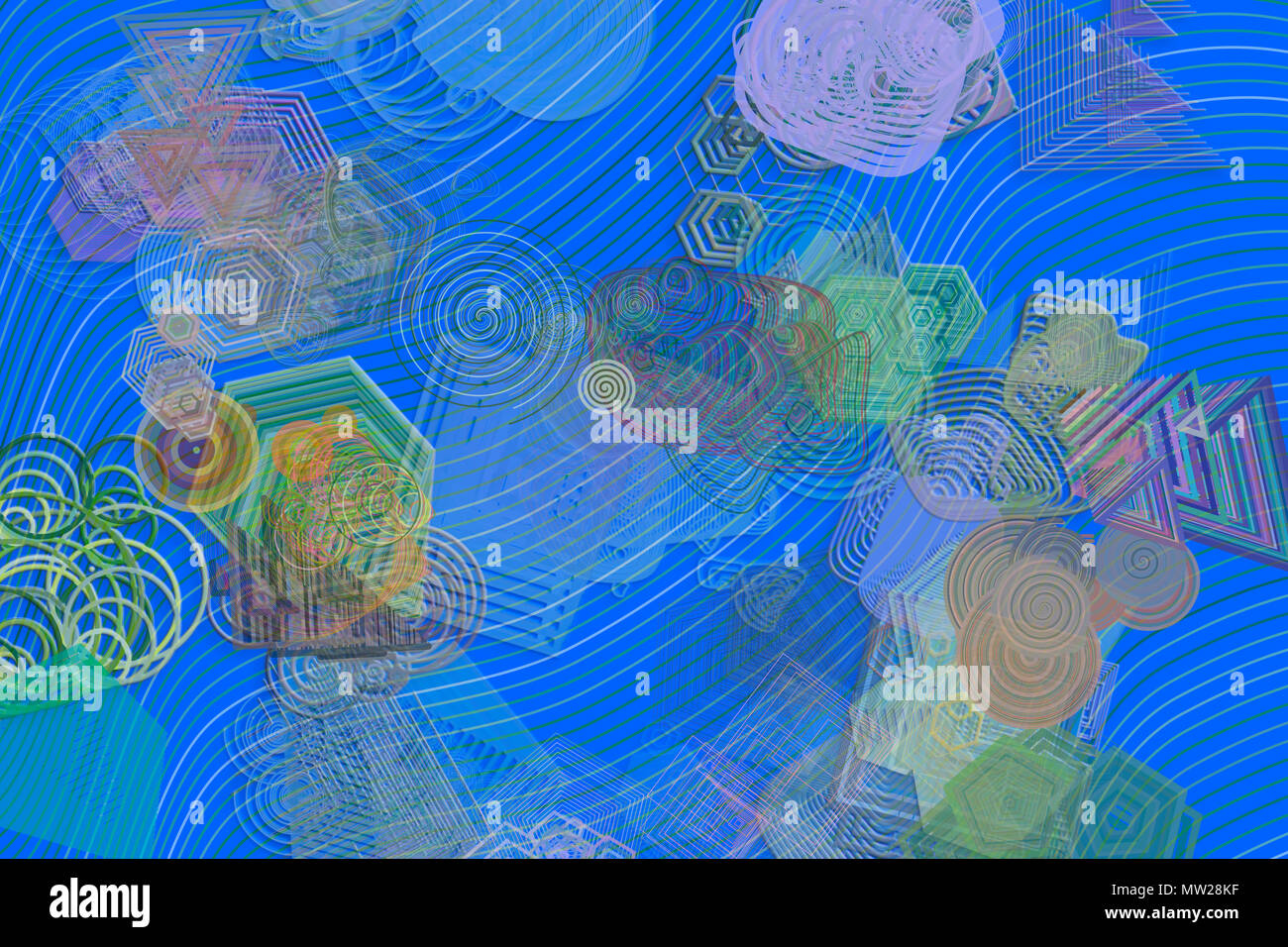 Abstract blended shapes & texture background for web page, graphic ...