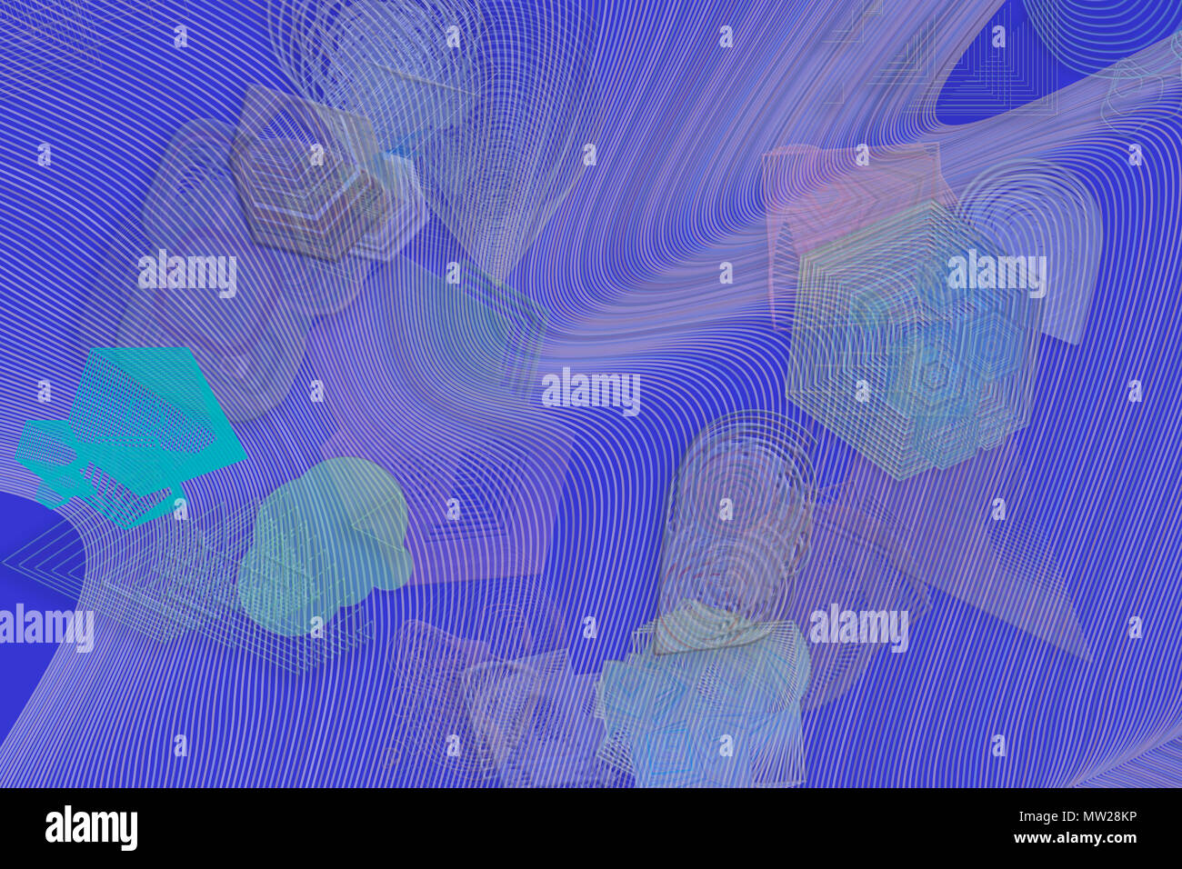 Abstract blended shapes & texture background for web page, graphic ...