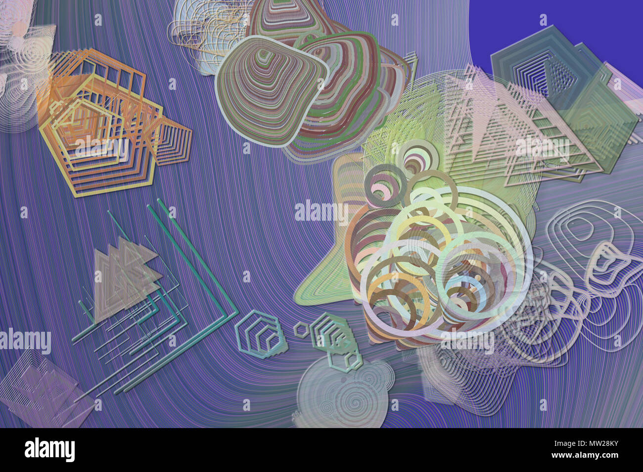 Abstract blended shapes & texture background for web page, graphic ...