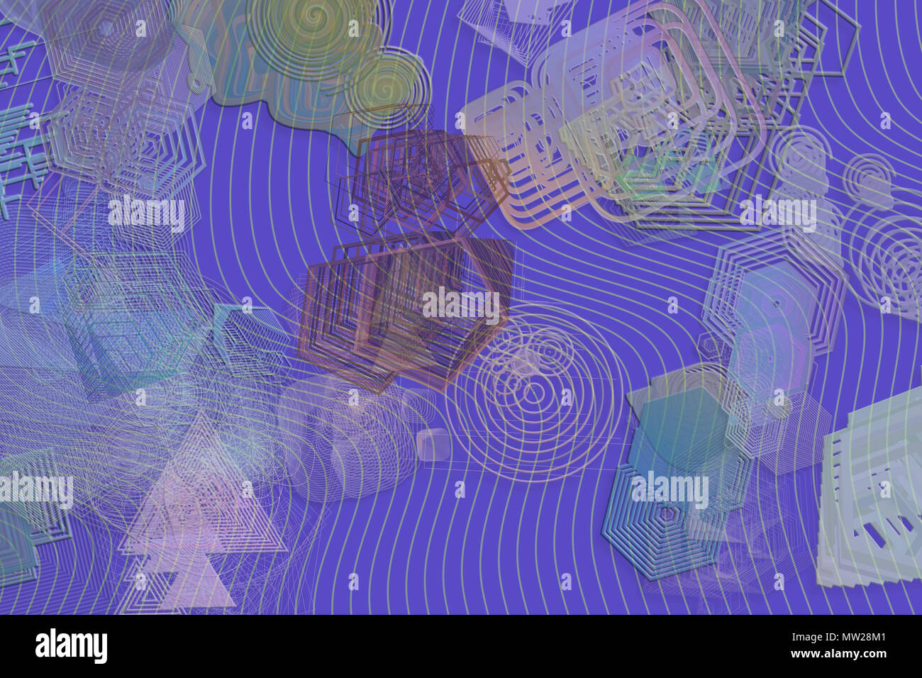 Abstract blended shapes & texture background for web page, graphic ...