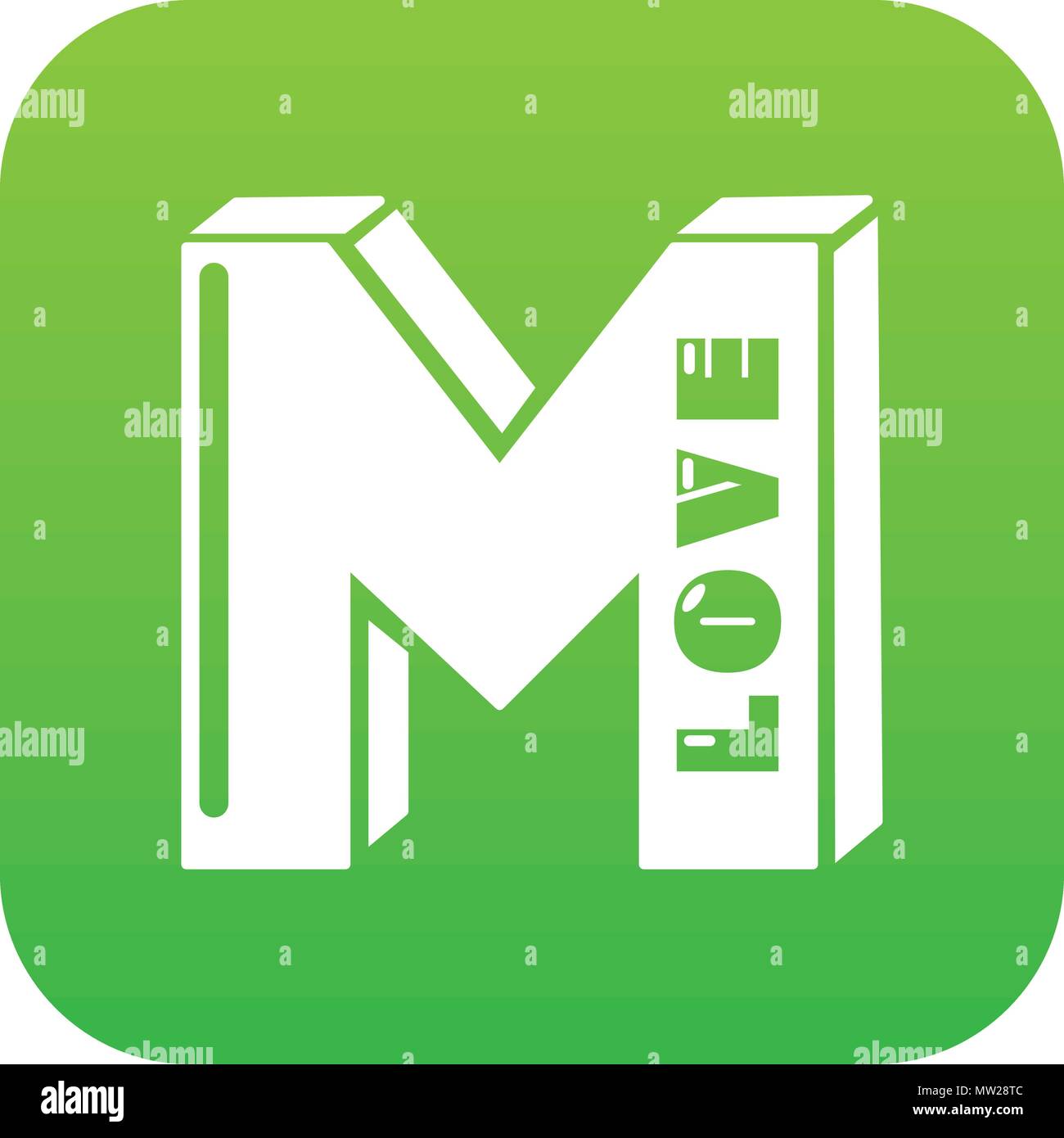 Celebration day icon green vector Stock Vector Image & Art - Alamy