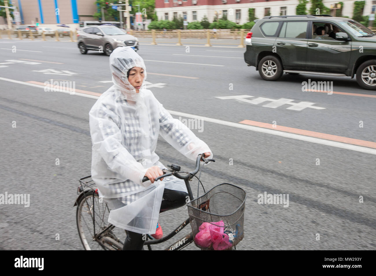 rain,raining,wet,weather,Tiananmen,Square,centre,of,Beijing,Peking ...