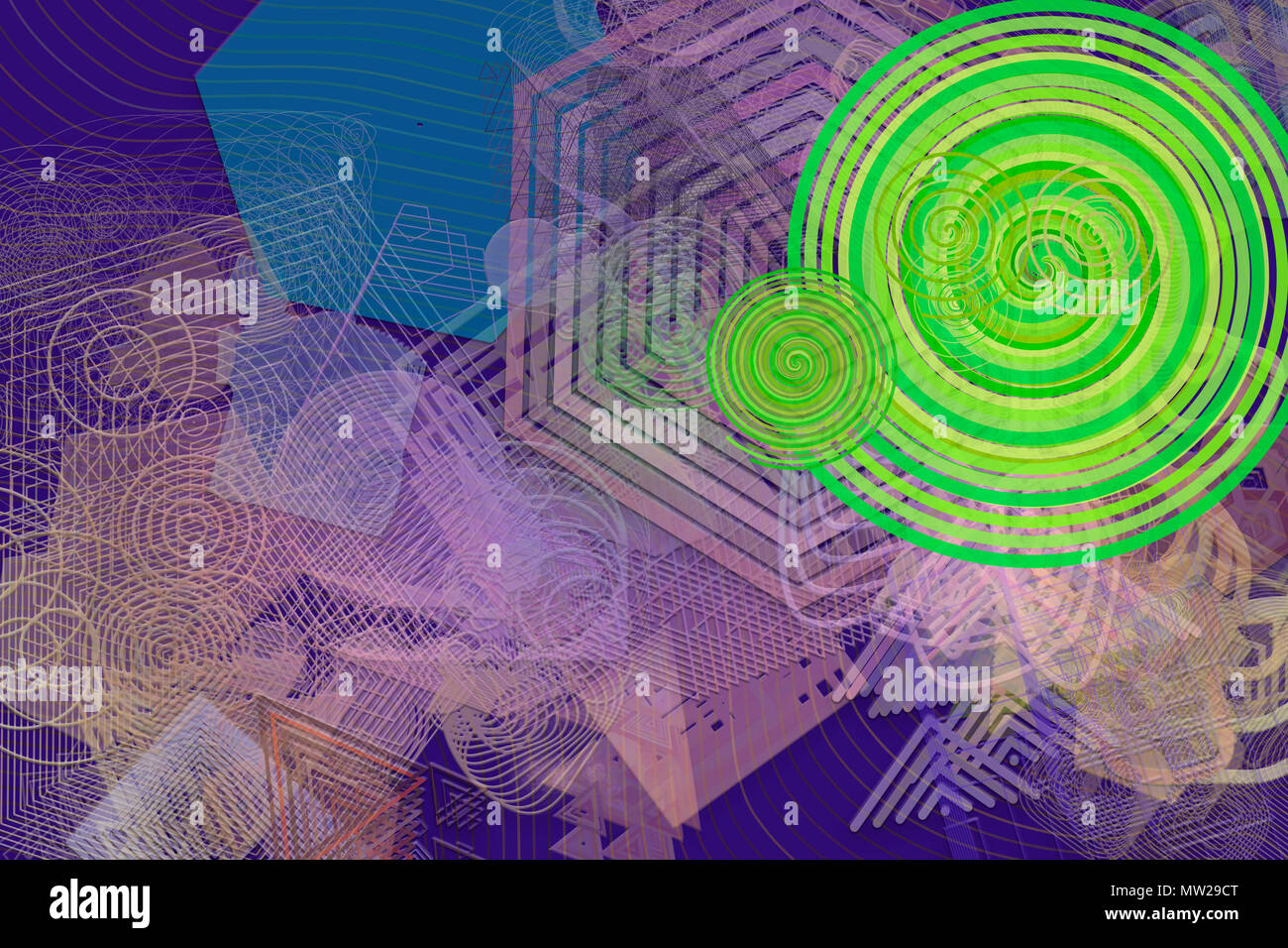 Abstract blended shapes & texture background for web page, graphic ...