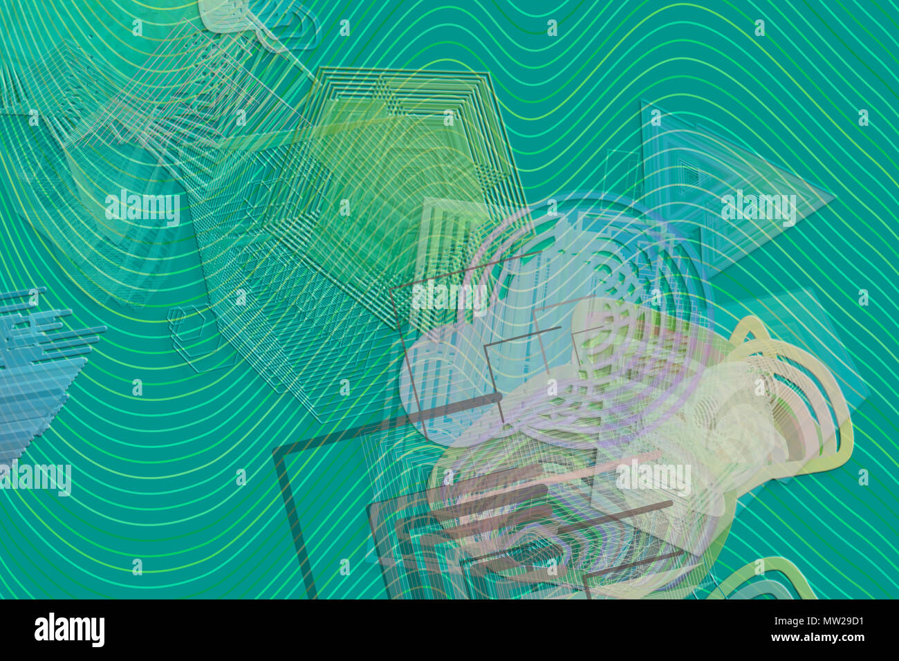 Abstract blended shapes & texture background for web page, graphic ...