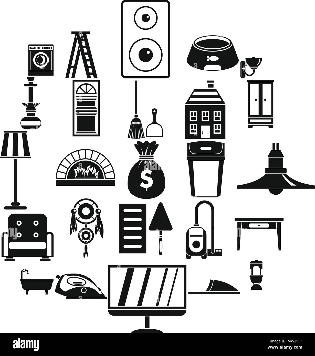 Interior quarters Stock Vector Images - Alamy