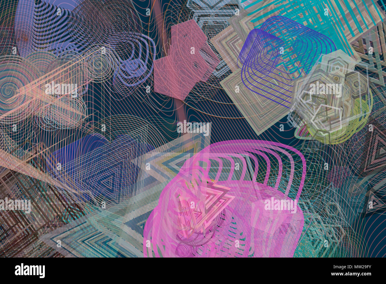 Abstract blended shapes & texture background for web page, graphic ...